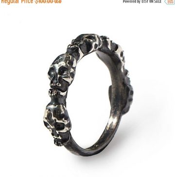 Dance Macabre Skull Ring