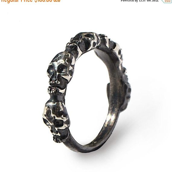 Dance Macabre Skull Ring