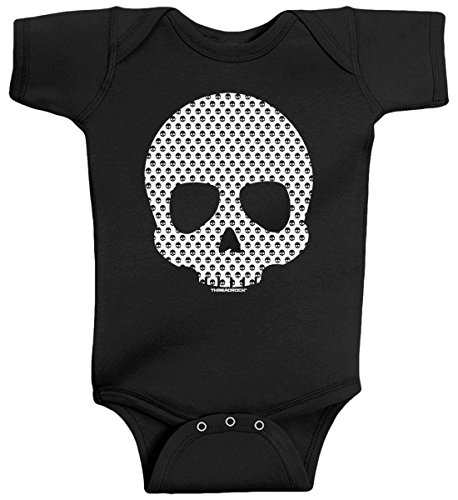 Threadrock Baby Boys' Skull Made of Skulls Infant Bodysuit 6 Months Bl